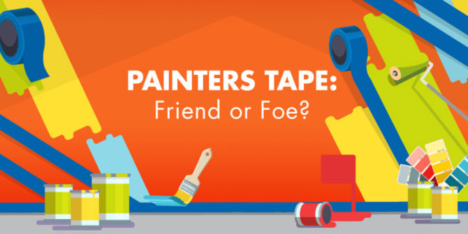 The Best Ways to Use Painters Tape | Precision Painting Plus